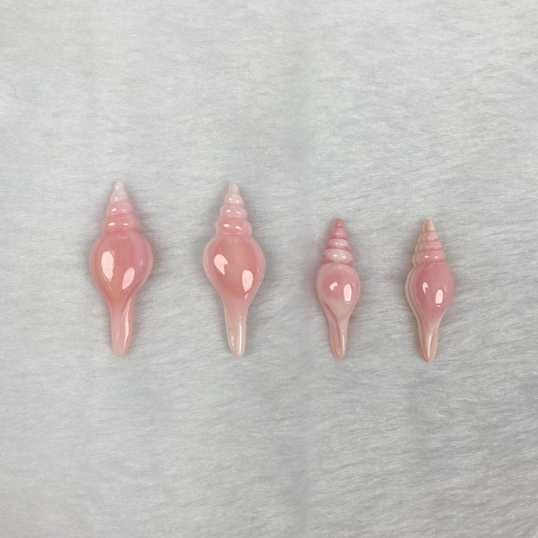 10pc Queen Conch Shell Carved Cone Shell Cabochon - Queen Conch Shell ...