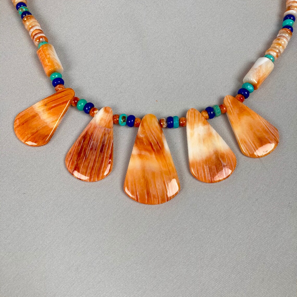 Spiny Oyster Shell Spiny Oyster Necklace Hand Braided - Etsy