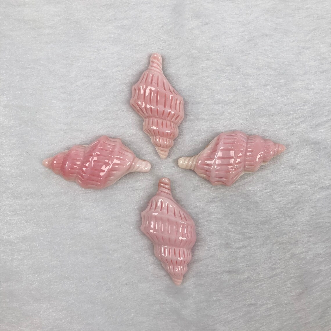 10pc Queen Conch Shell Carved Shell Cabochon Queen Conch - Etsy
