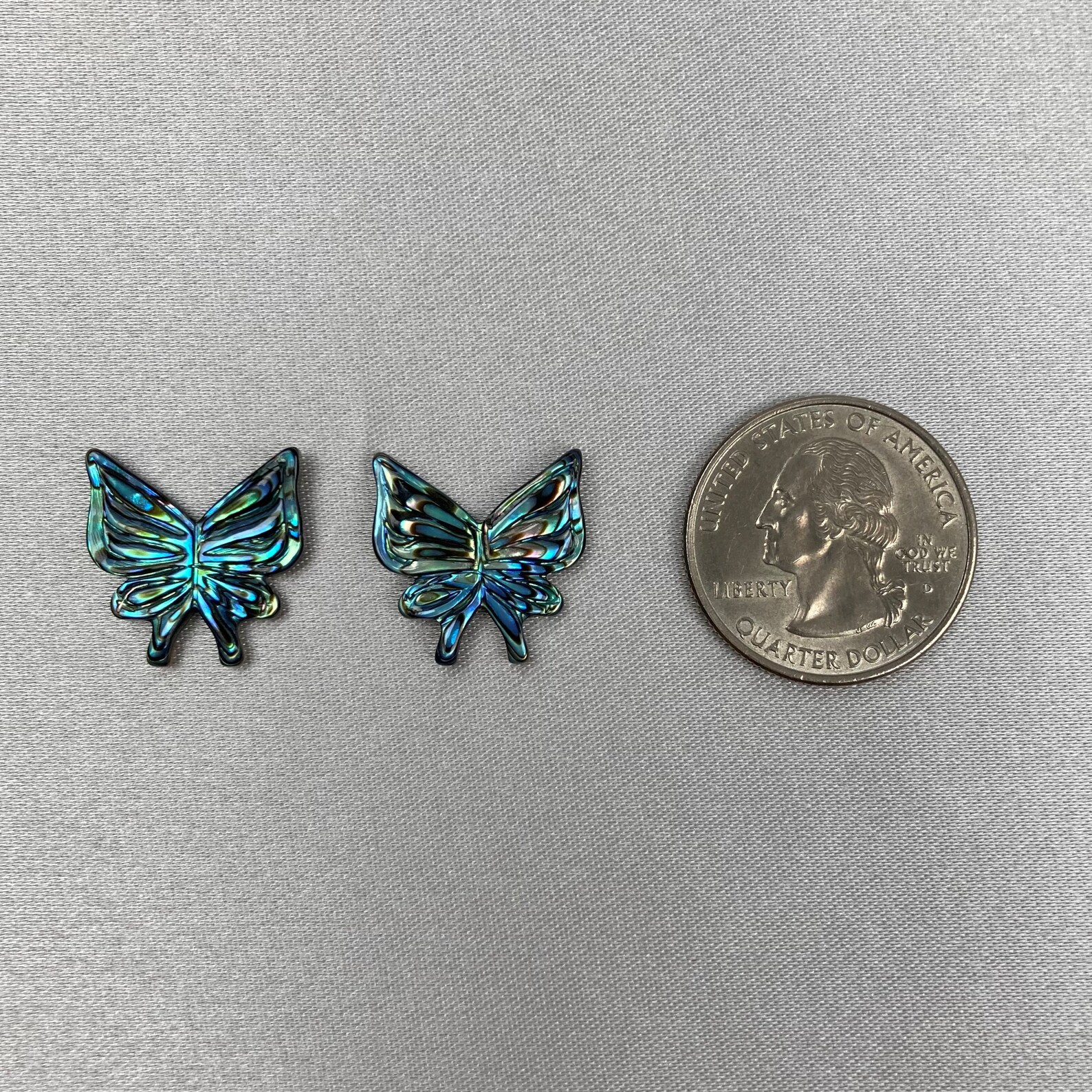 10pc Mini Abalone Butterfly Bead Shell Abalone Abalone Bead Abalone ...