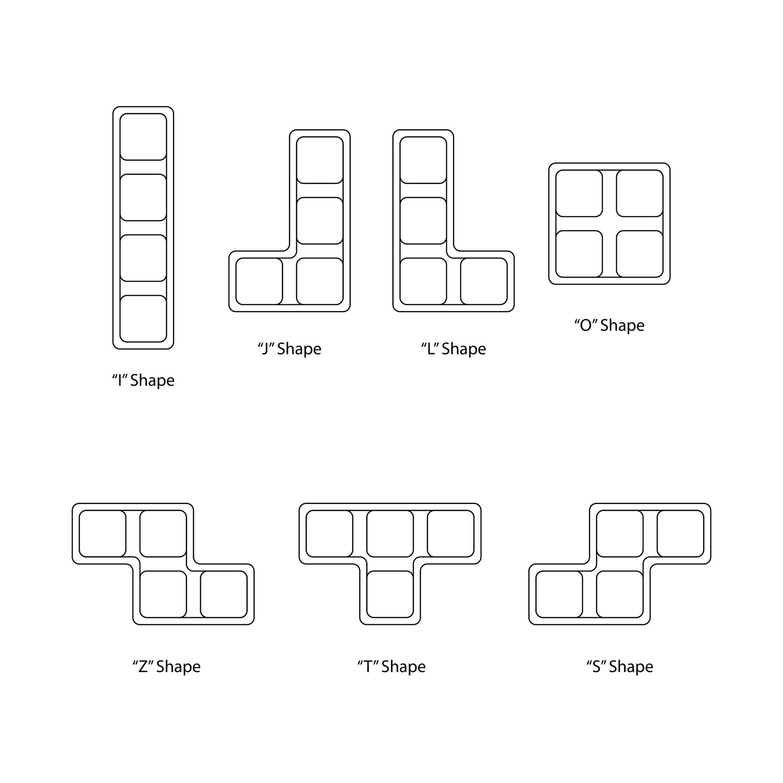 Classic Retro Tetris Valet Catchall Trays, Personalized Hardwood ...