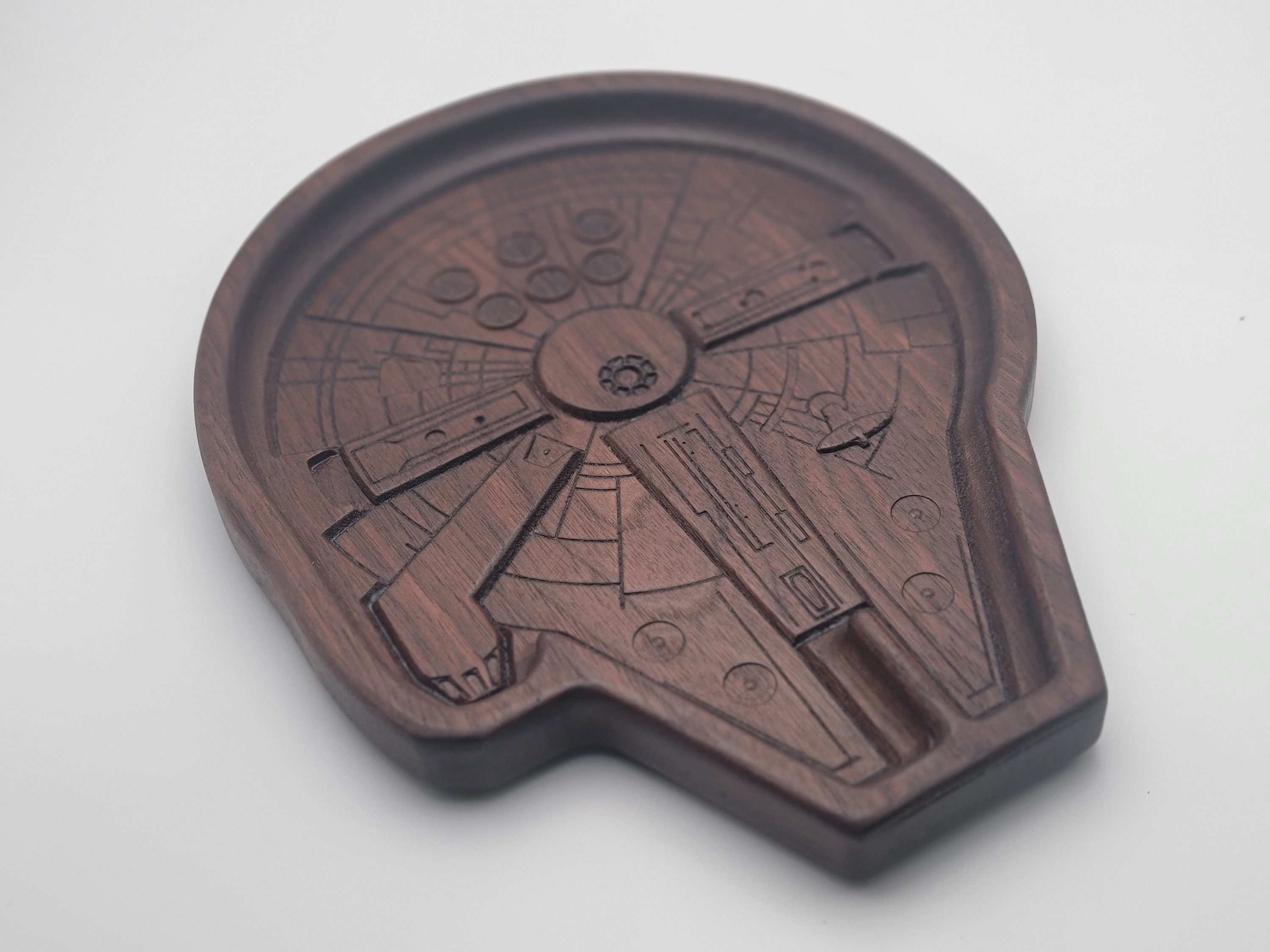 Star Wars Millennium Falcon Wood Catch-all Valet Tray Star - Etsy