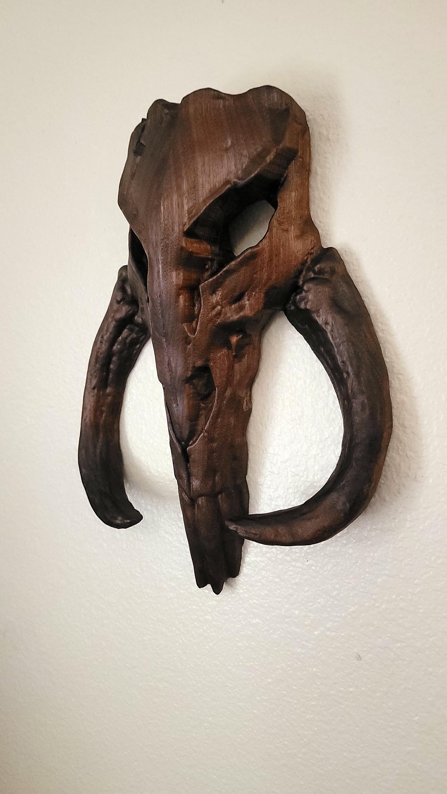 Mythosaur Skull Wall Art: Solid Hardwood Star Wars Decor - Etsy