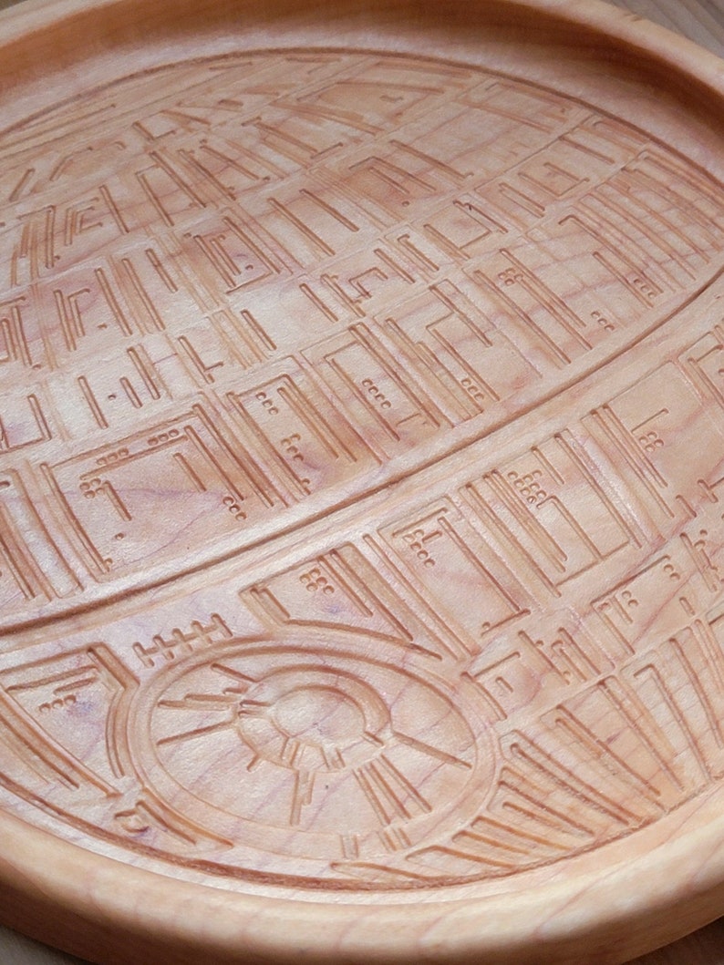 Hardwood Death Star Valet Tray | Star Wars Catch-all - Etsy