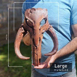 Mythosaur Skull Wall Art: Solid Hardwood Star Wars Decor - Etsy