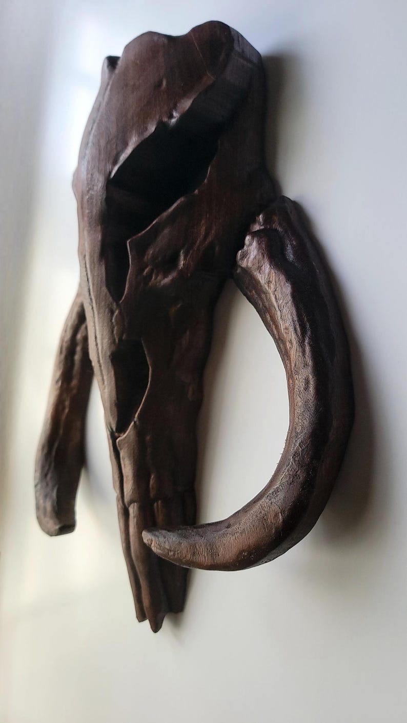Mythosaur Skull Wall Art: Solid Hardwood Star Wars Decor - Etsy