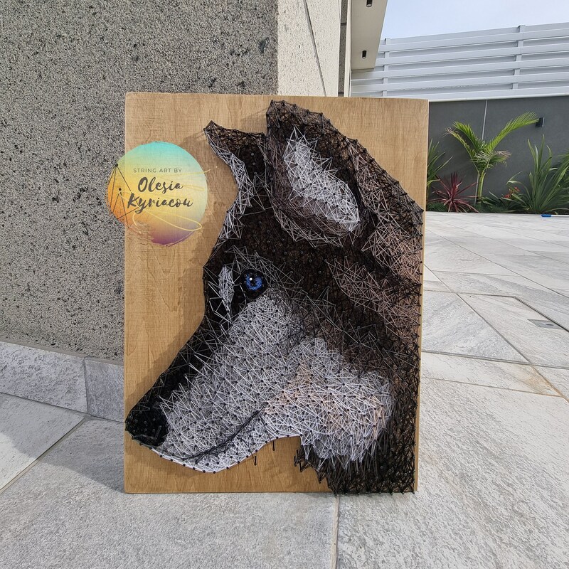 String Art Wolf - Etsy