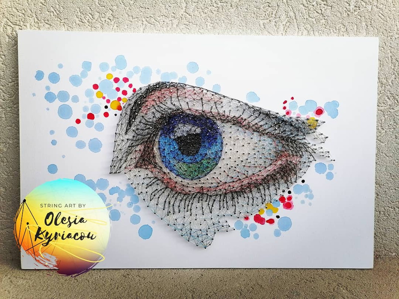 Wire String Art Eye Wire Art Eye Art Eye Eye Decor Eye - Etsy