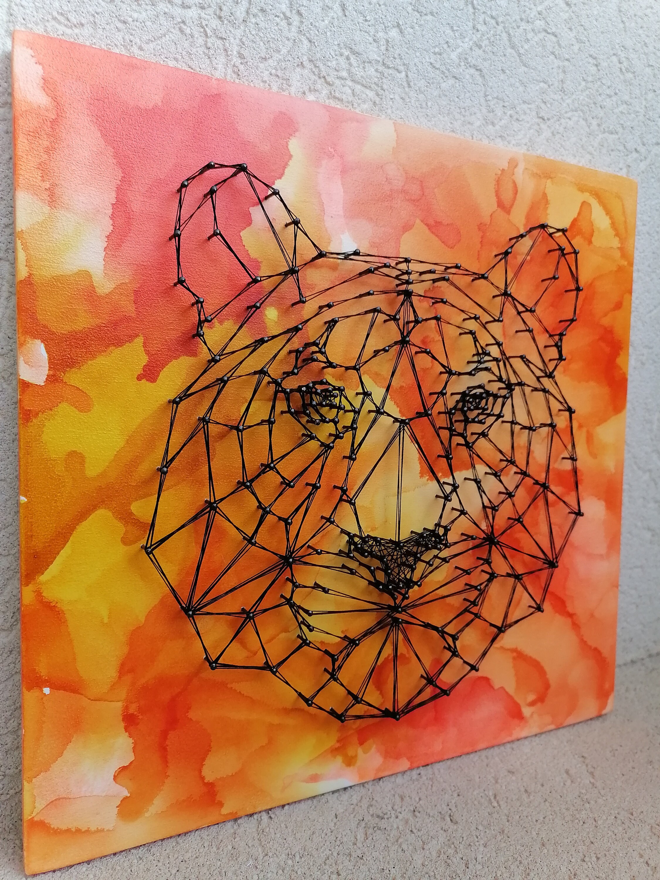 String Art Tiger Tiger Decor Nursery Animals Nursery Art | Etsy