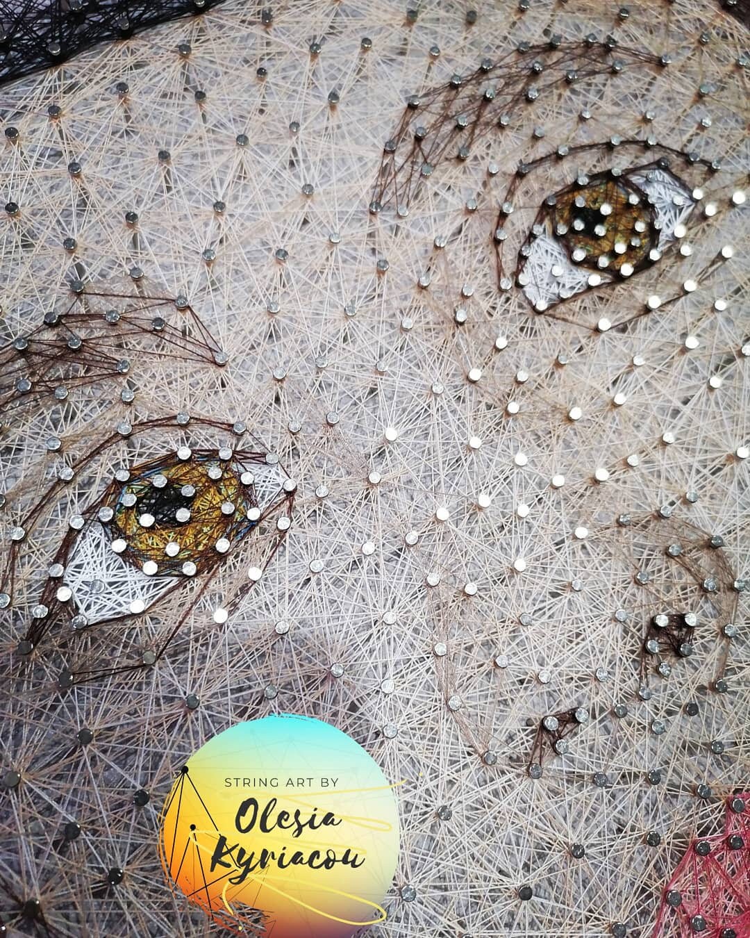 String Art Portrait From Photoportrait Artmade to - Etsy