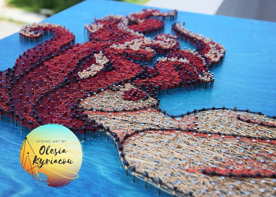 Lady Octopus Wire String Art, Nautical Home Art, Sea Life Art, Beach ...