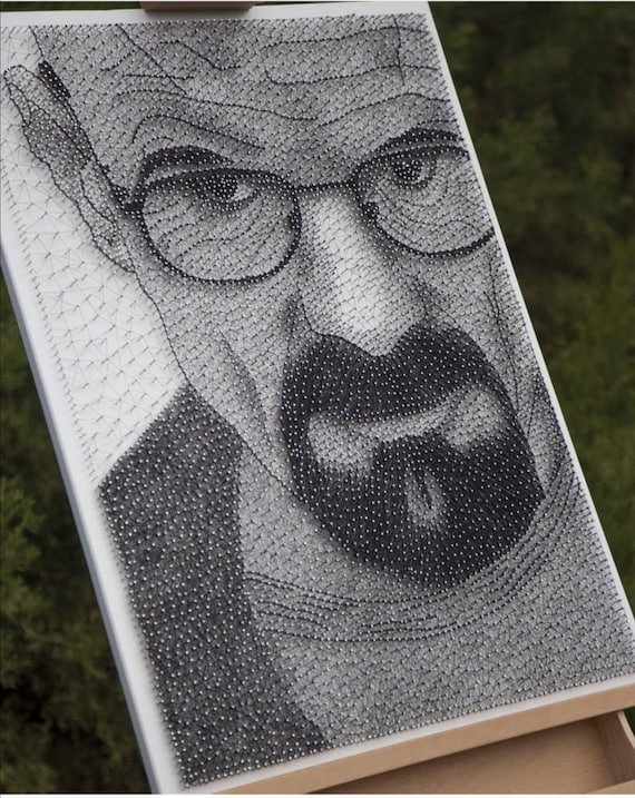 Large Custom String Art Portrait Portrait Art Portrait Made | Etsy