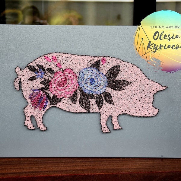 Pig String Art - Etsy