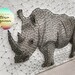 String Art Rhinoceros Art Rhinoceros Decor Rhinowall Art - Etsy