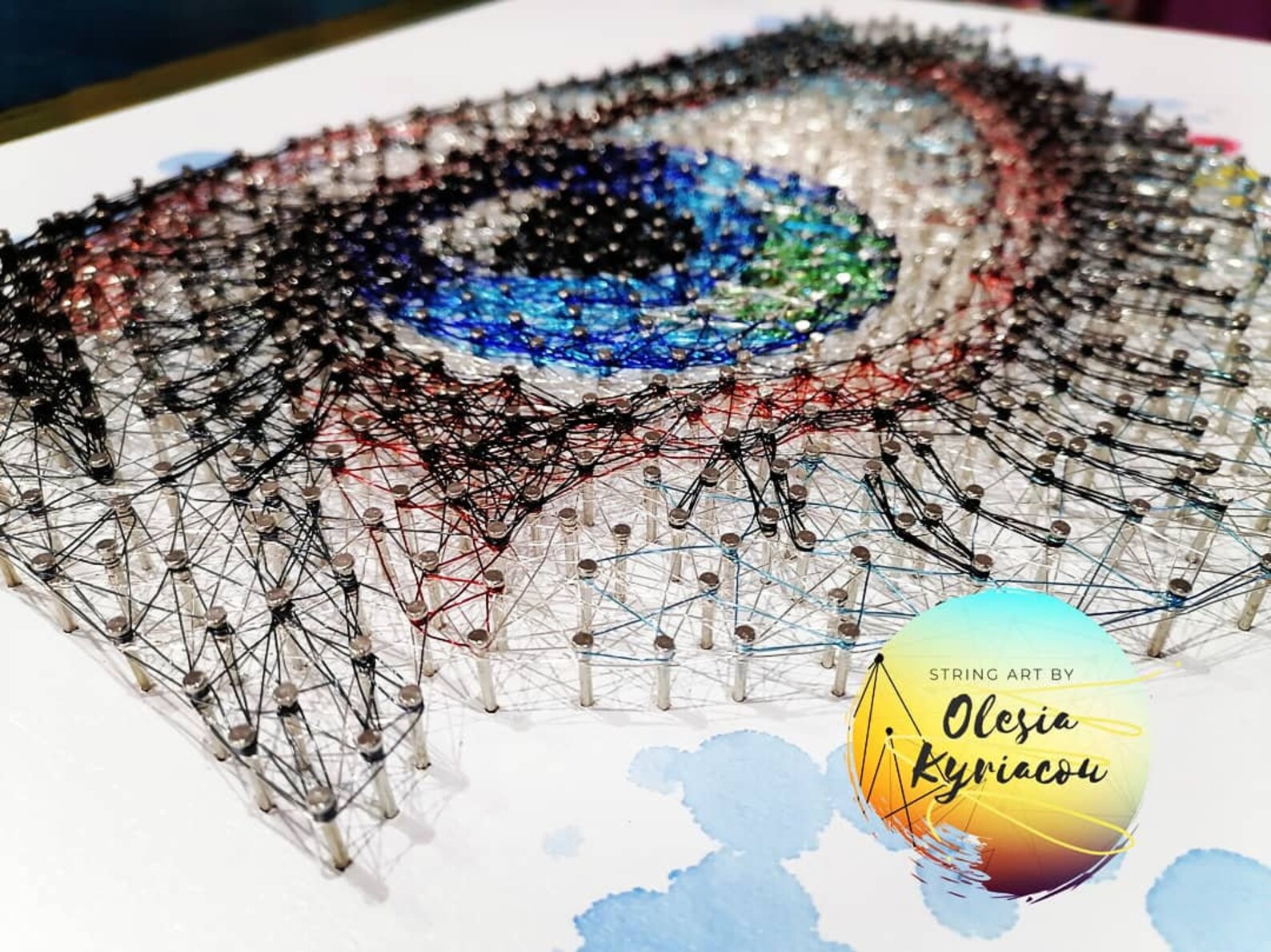 Wire String Art Eye Wire Art Eye Art Eye Eye Decor Eye - Etsy