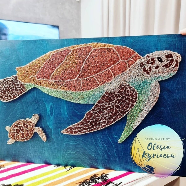 Turtle String Art - Etsy