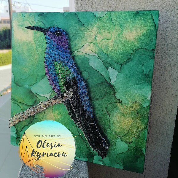 Hummingbird String Art - Etsy