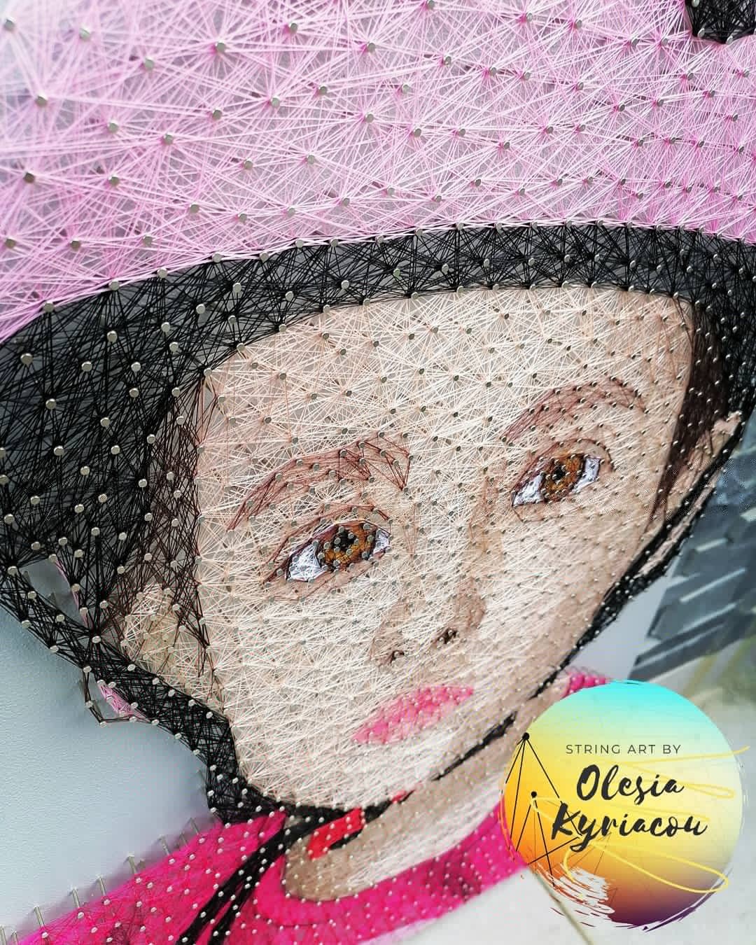 String Art Portrait From Photoportrait Artmade to - Etsy