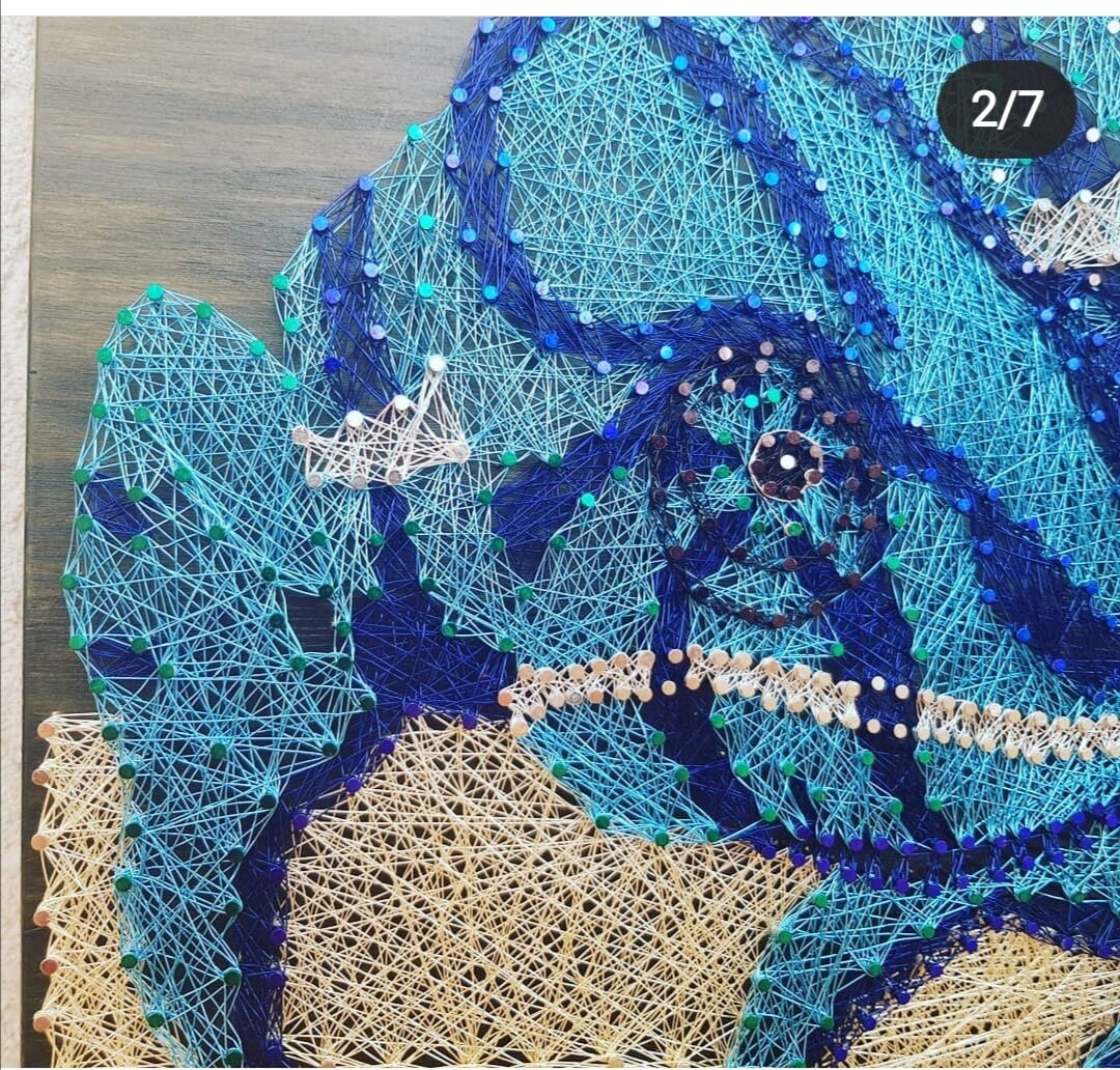 Wire String Art Chameleon: Unique Reptile Wall Decor - Etsy