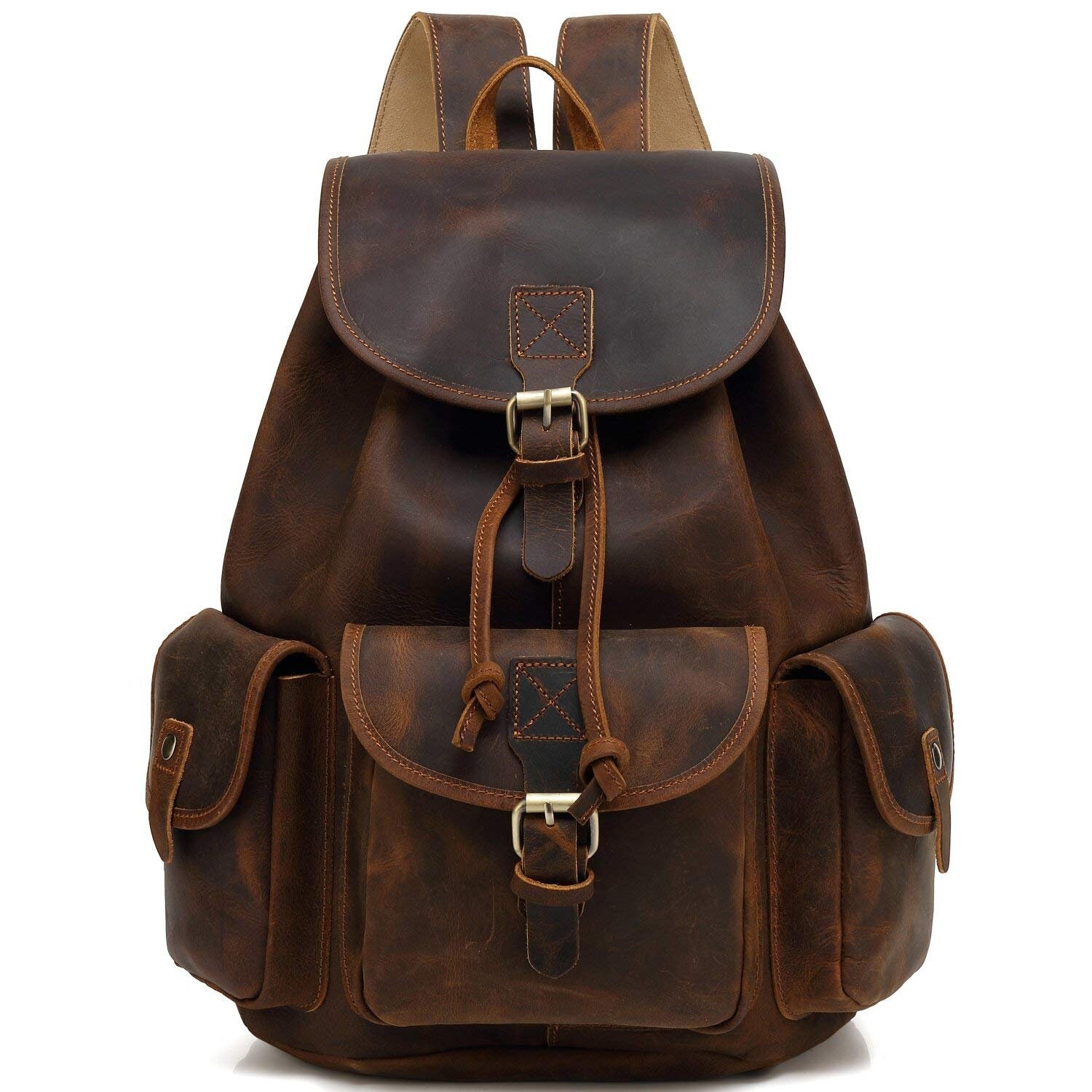 Handmade Leather Backpack With Free Journal: Personalized Rucksack - Etsy