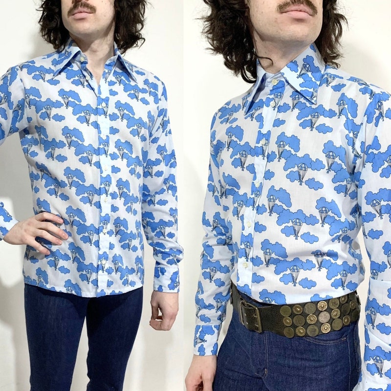 Popped Collar Shirt - Etsy