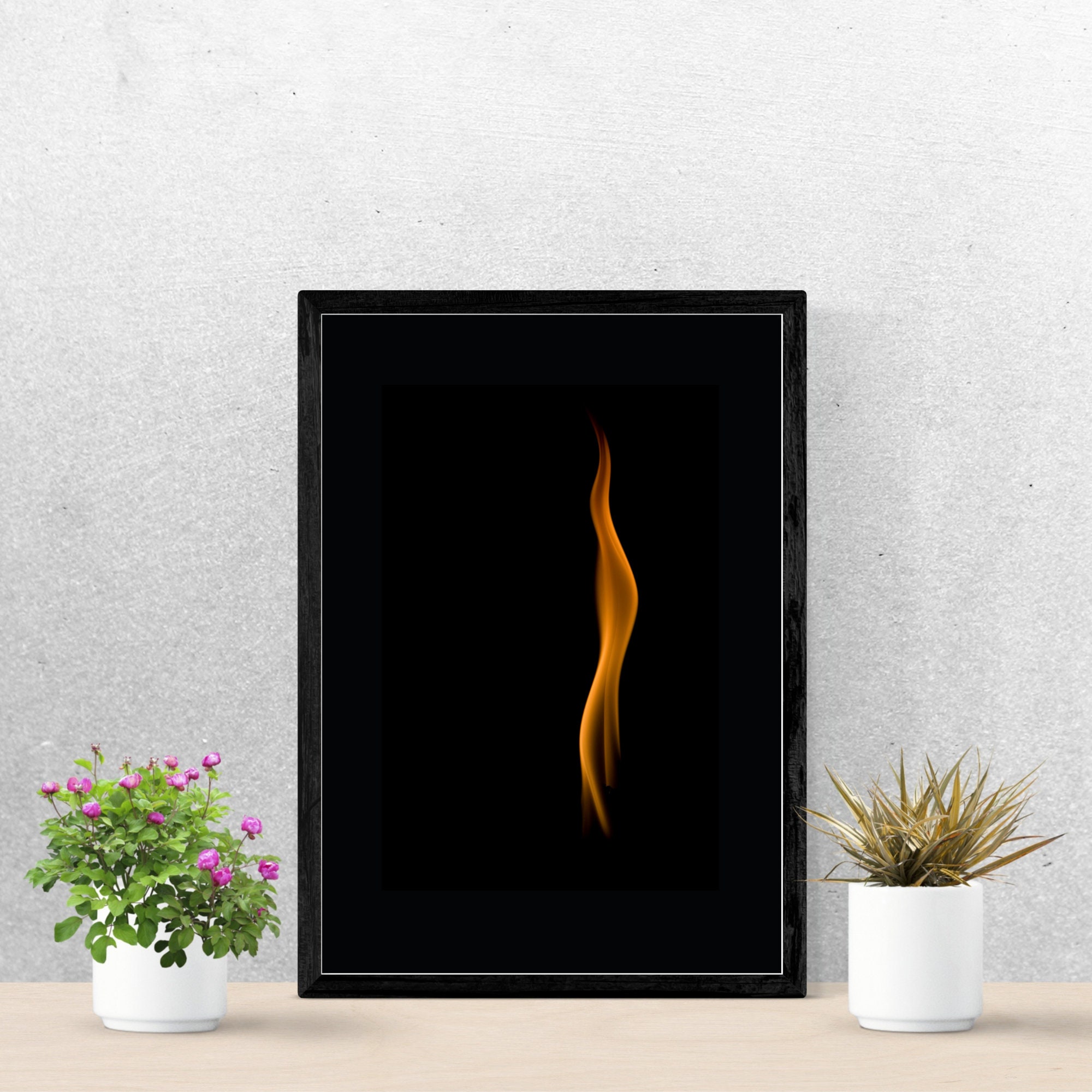 Art & Collectibles Instant Download fire wall art home decor Minimalist ...