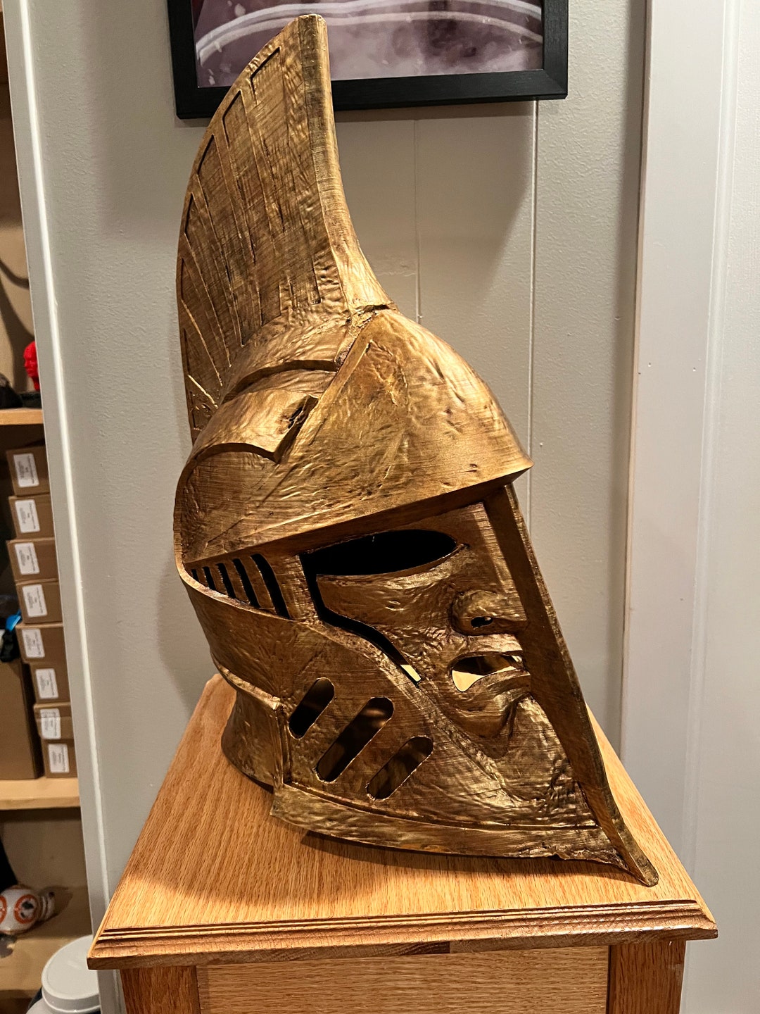 Full Size Skyrim Like Dwarven Helmet - Etsy