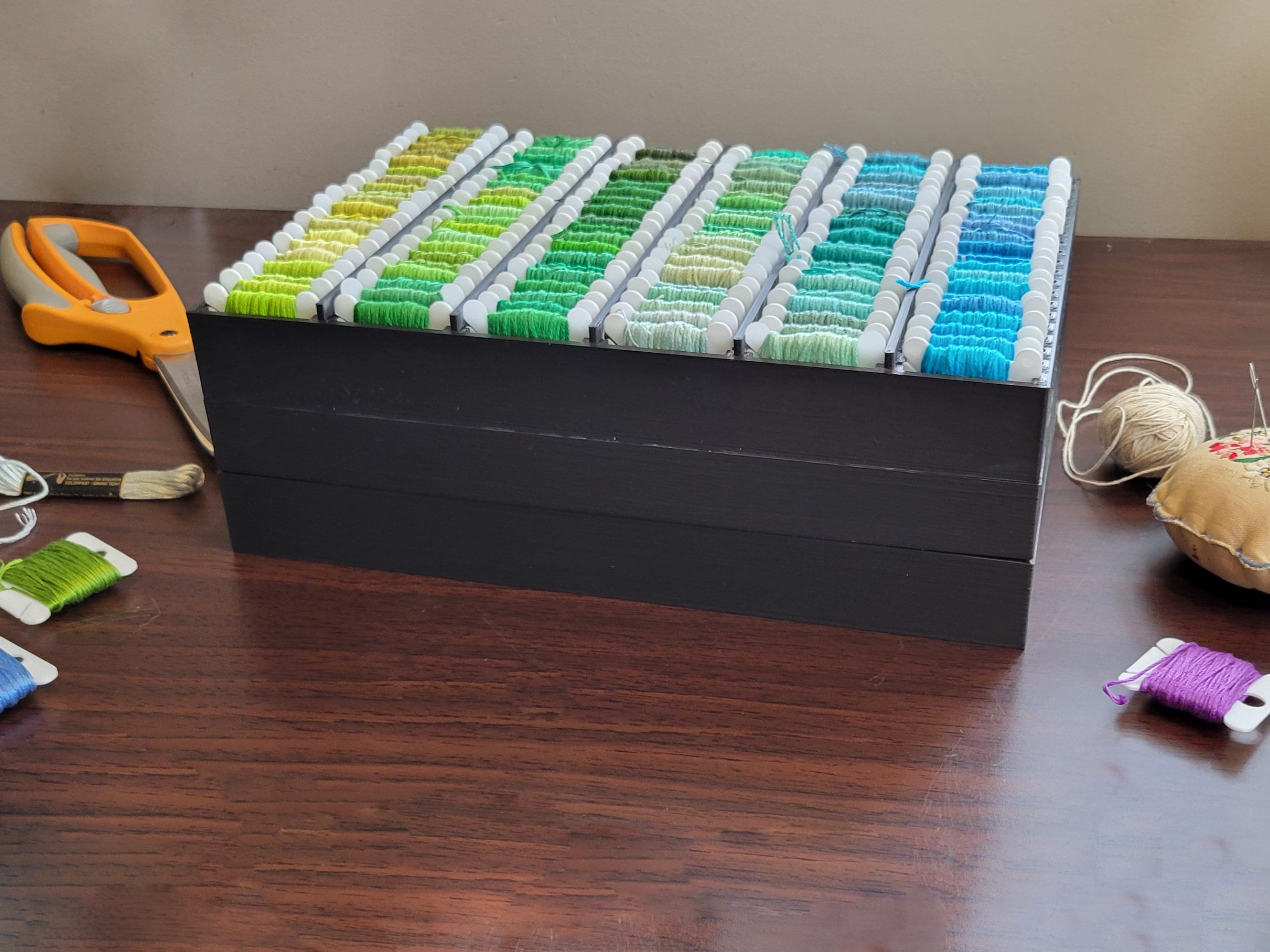 3D Printable Thread Bobbin Organizer - Instant Download STL File - Etsy