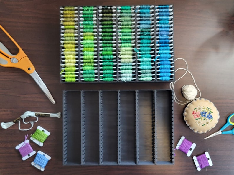 3D Printable Thread Bobbin Organizer - Instant Download STL File - Etsy