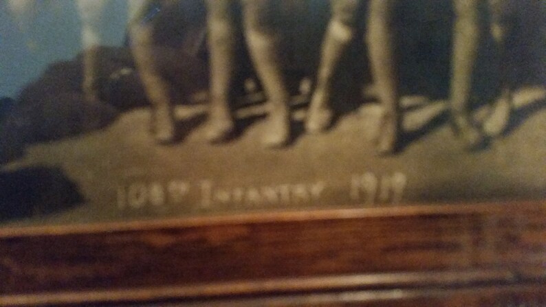 WW1 photograph 108th Infantry. Headquarters Co. 1919 | Etsy