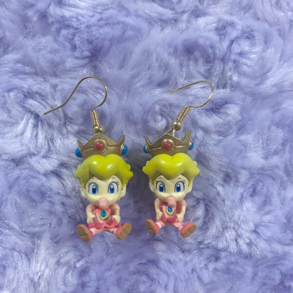 Peach Earrings - Etsy