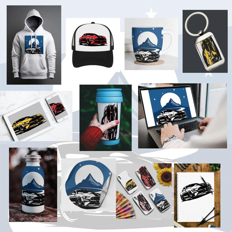 Sporty GT Velocity Digital Vector Design of a Sport Car for Cutting ...