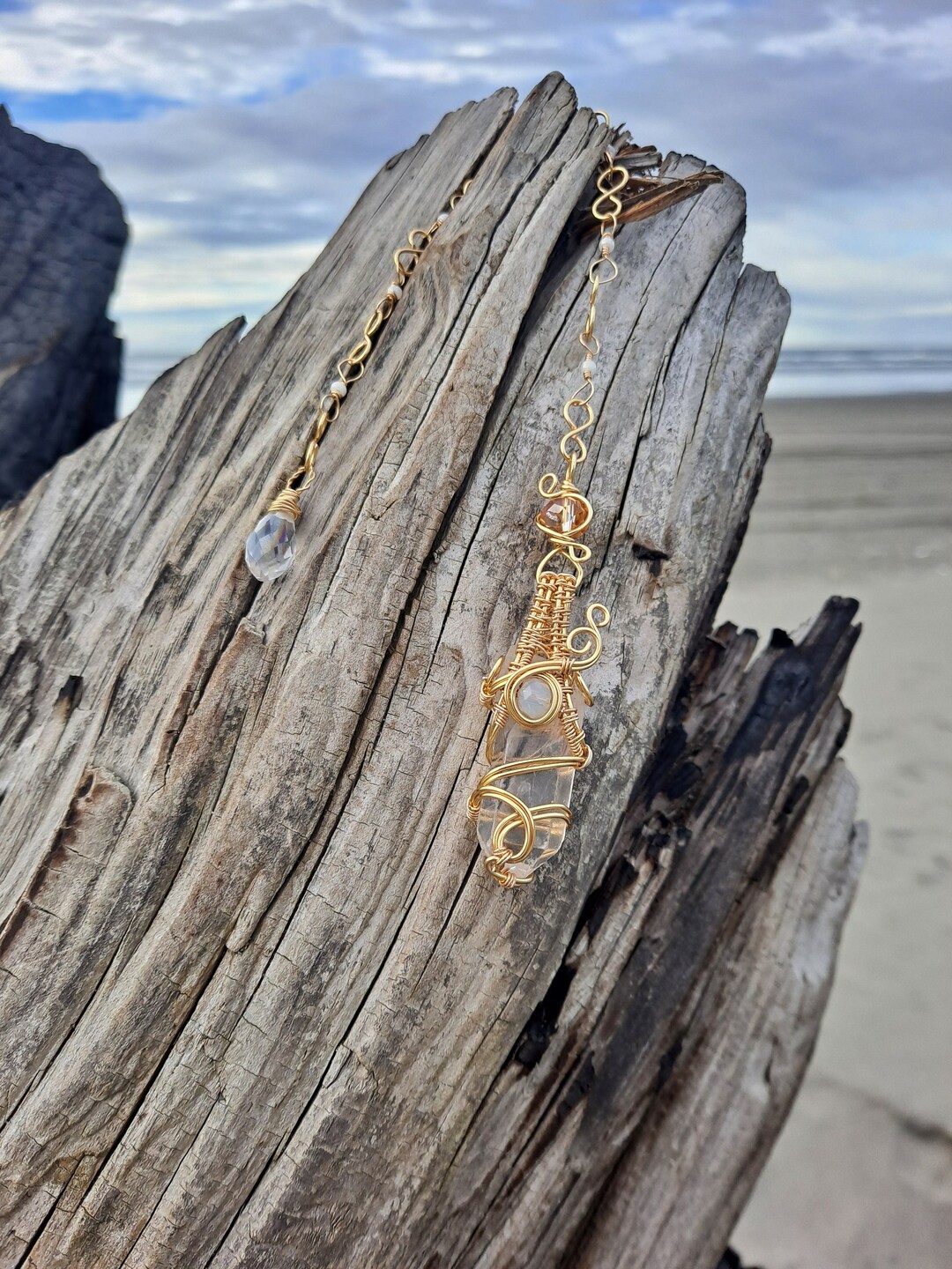 Wire Wrapped Quartz Pendulum - Etsy
