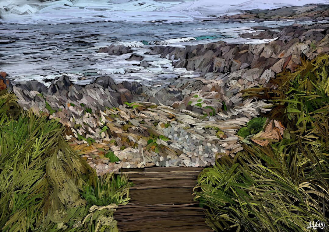 Devon Landscape 2 Print Devon Art Print - Etsy