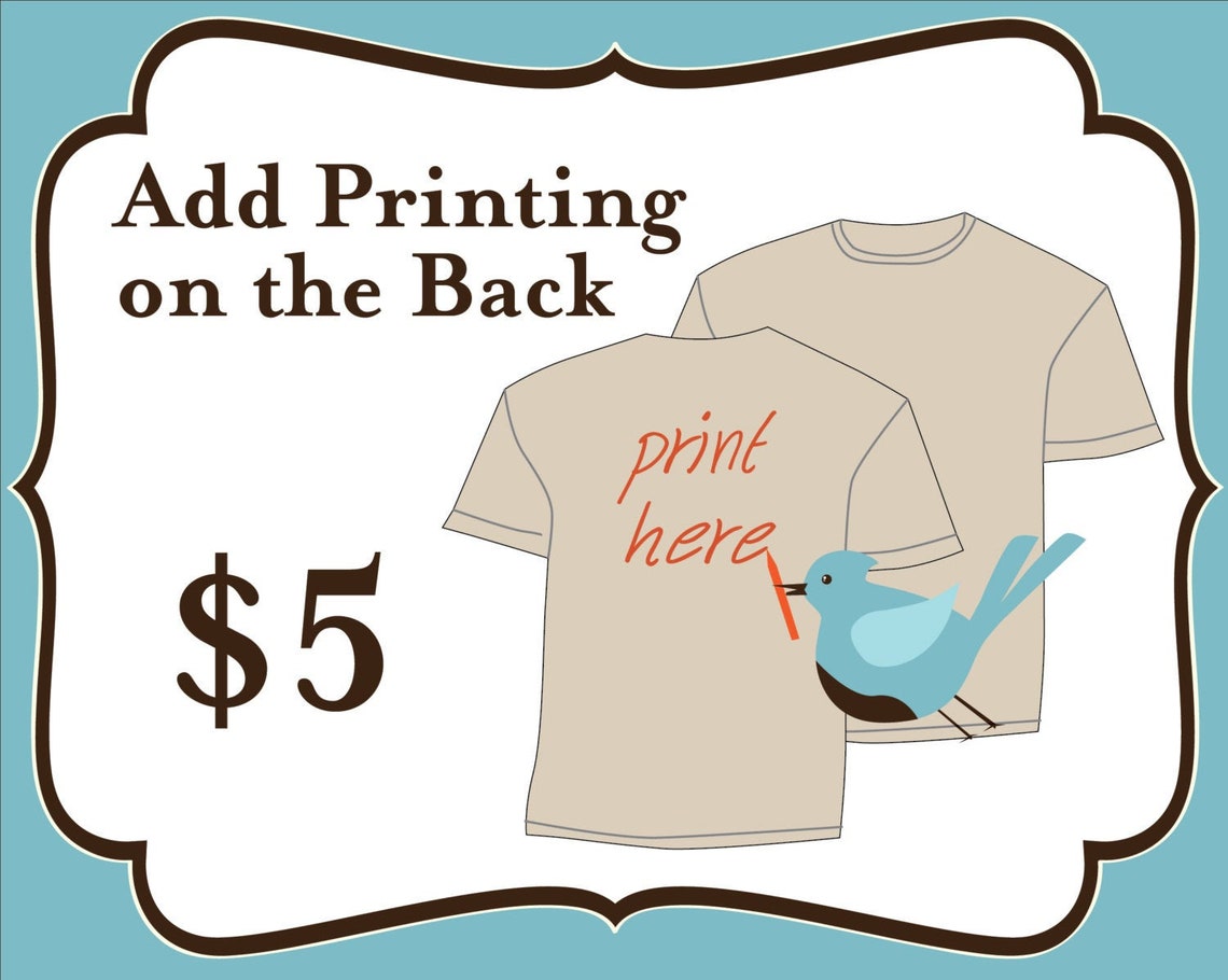 Back Printing - Etsy