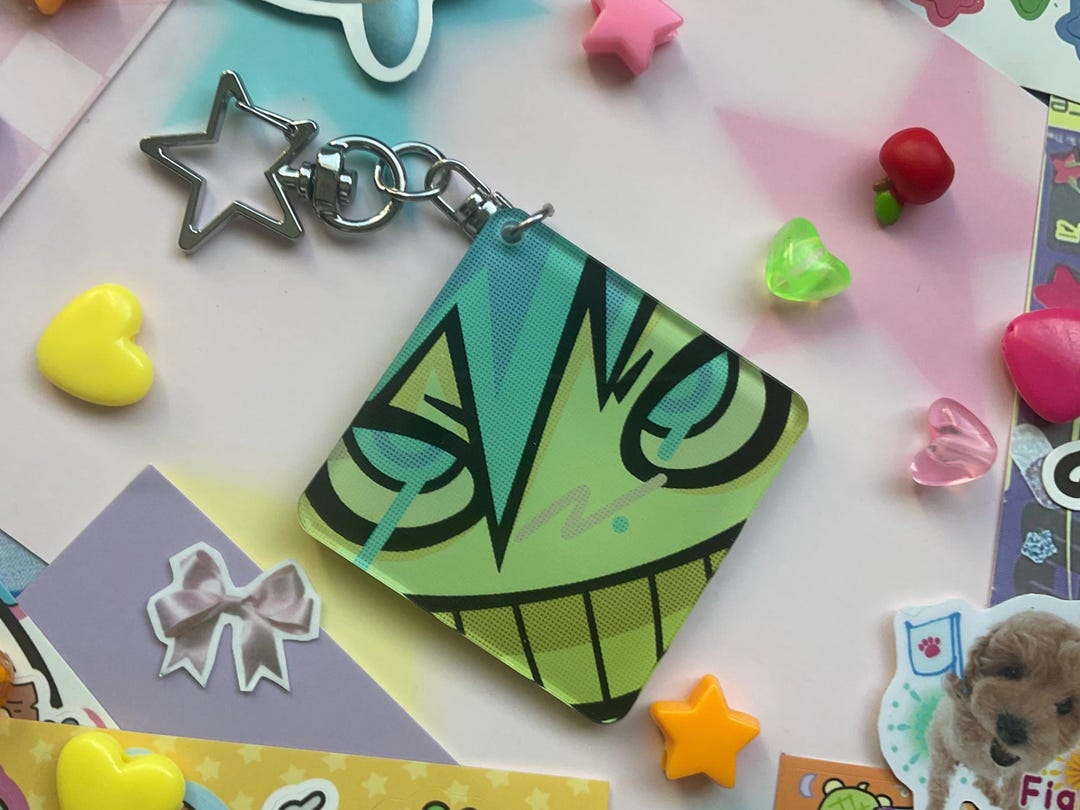 Cyber Singer, Album Cover Styled Acrylic Keychain - Etsy