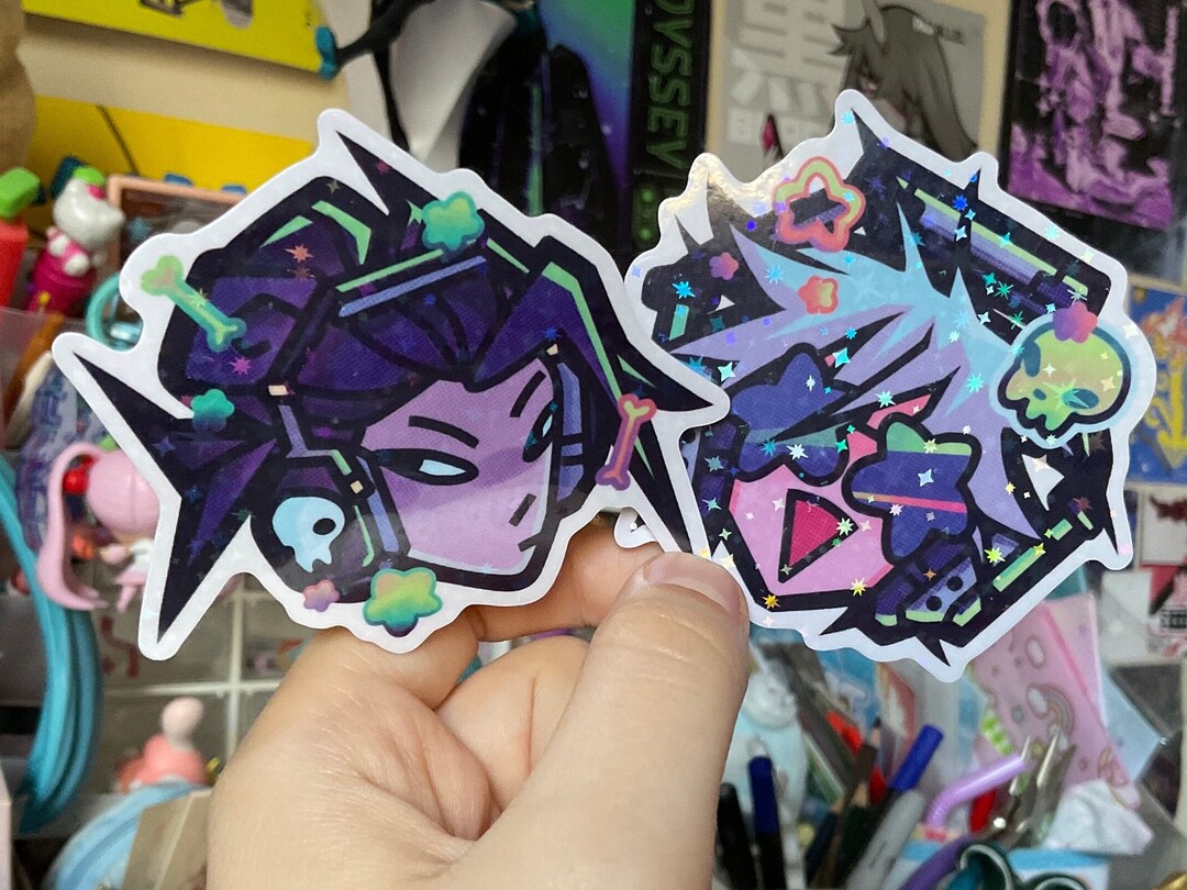 Rockstar Duo, Headshot Stickers, 2 to Choose From - Etsy