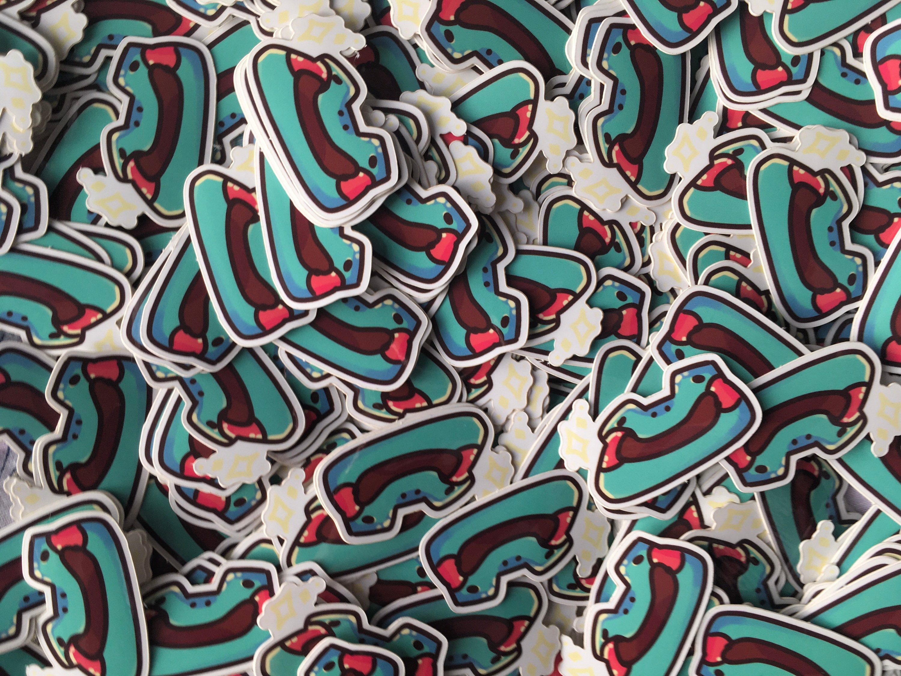 FROG ARMY 2 Choose From 3-30 Glossy Vinyl Stickers | Etsy