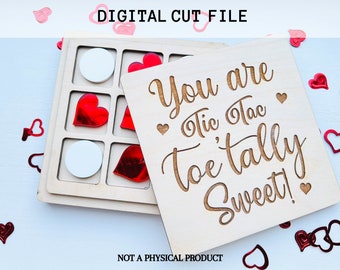 Fathers Day Tic Tac Toe Laser File, Fathers Day Gifts Svg for Laser ...