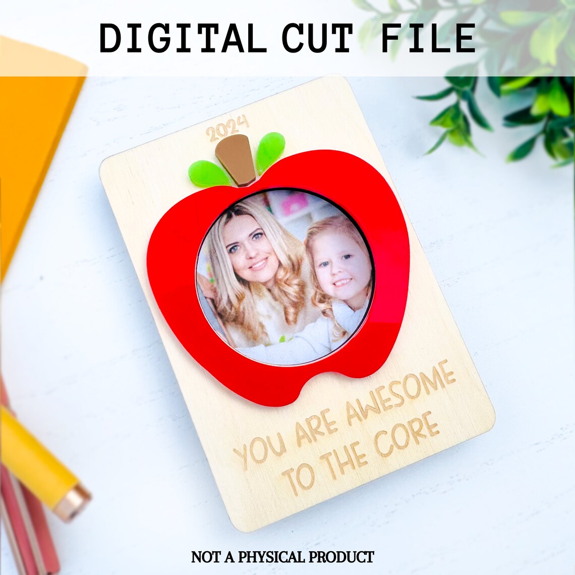 Teacher Appreciation Frame SVG Digital File - Etsy