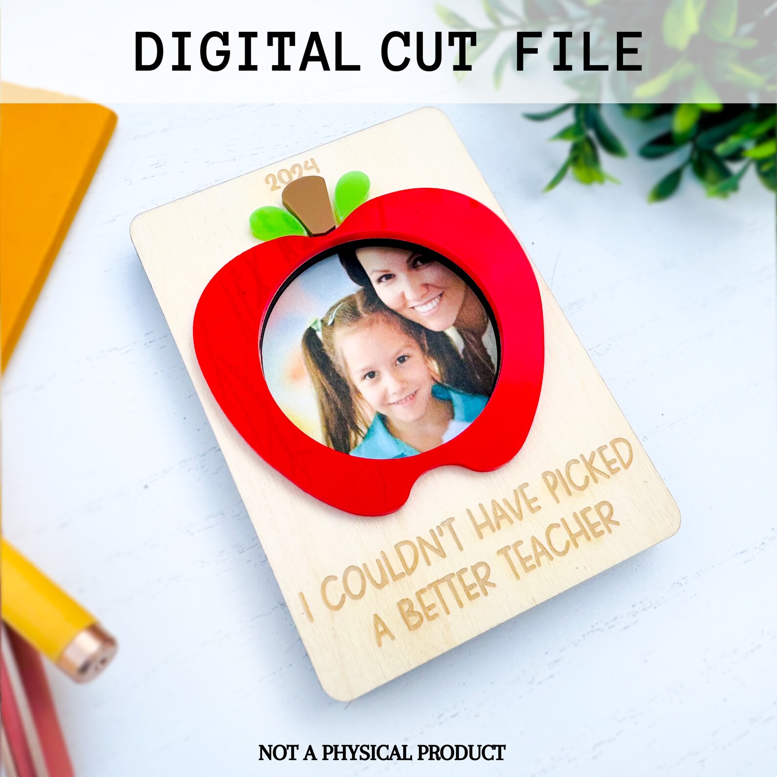 Teacher Appreciation Frame SVG Digital File - Etsy