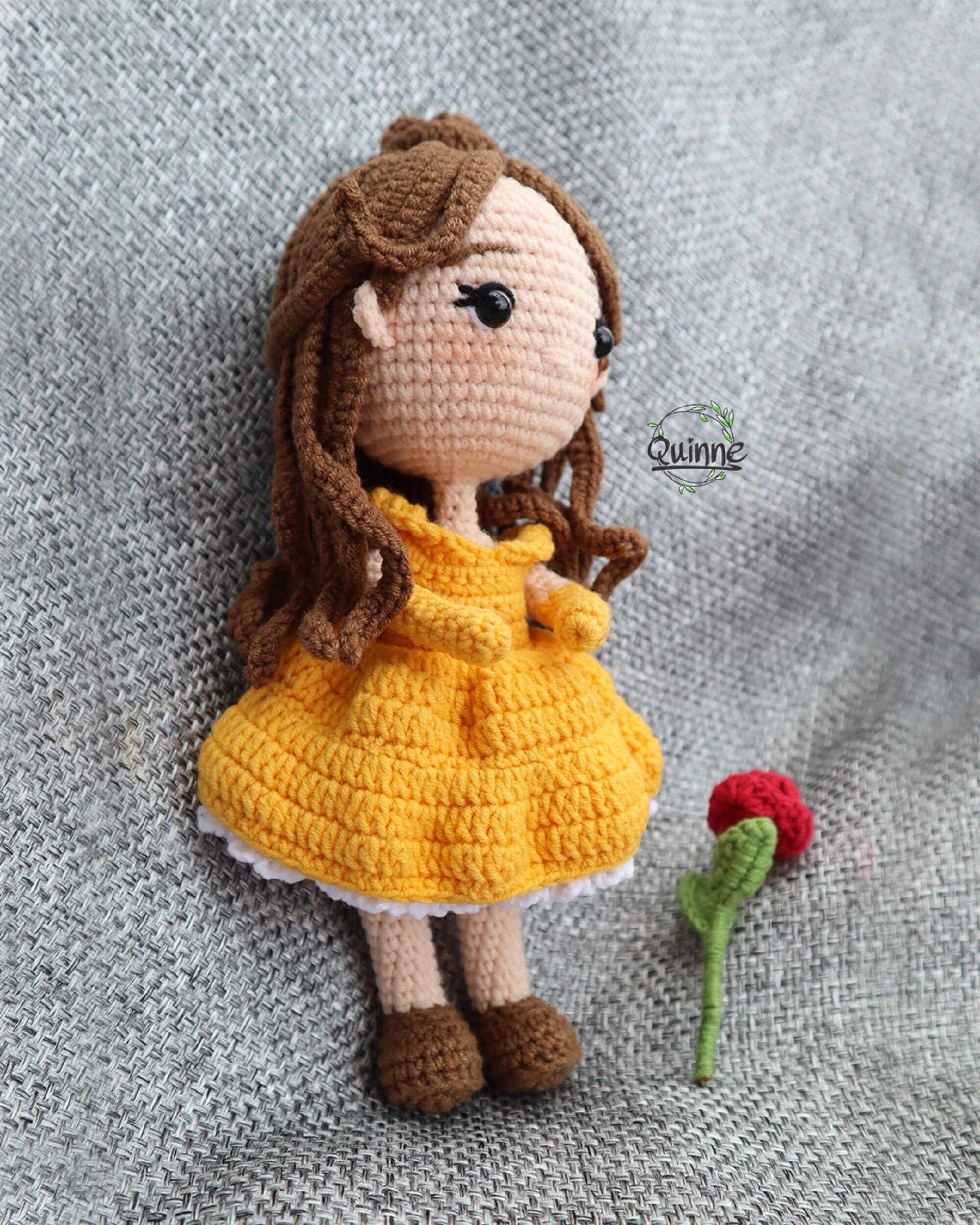 Bella Crochet Pattern / Beauty Amigurumi Pattern/ Princess | Etsy