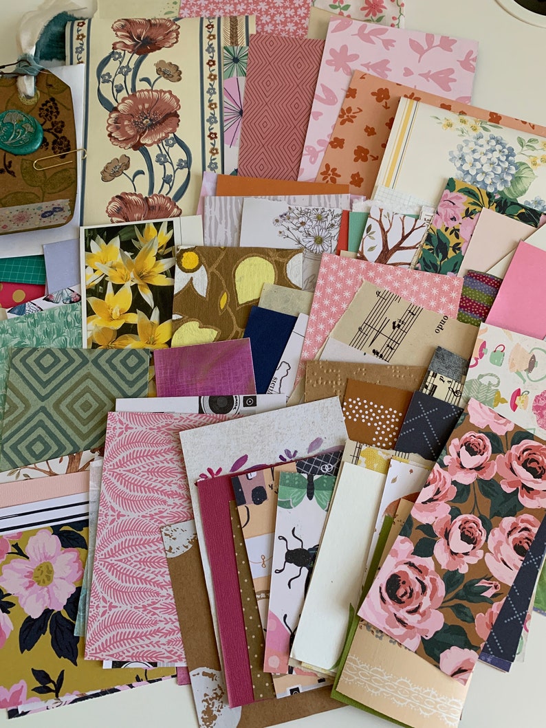 Junk Journal Kit, Ephemera Kit, Scrap Papers - Etsy
