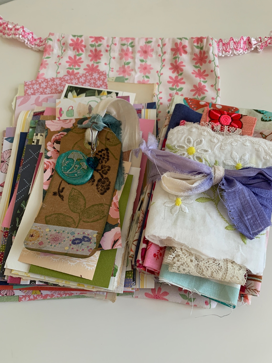 Junk Journal Kit, Ephemera Kit, Scrap Papers - Etsy