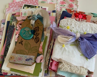 Junk Journal Kit, Ephemera Kit, Scrap Papers - Etsy