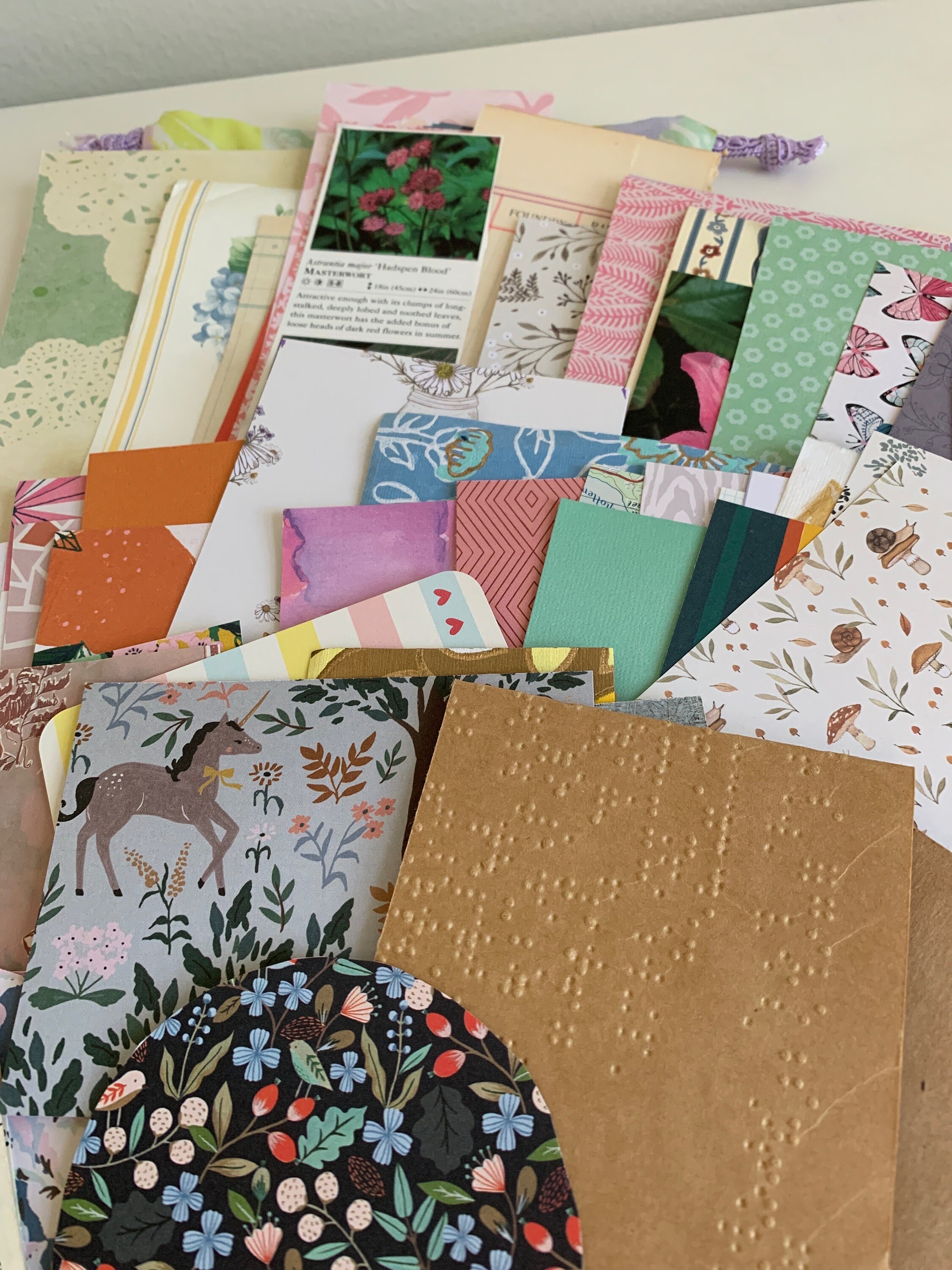 Junk Journal Kit, Ephemera Kit, Scrap Papers - Etsy