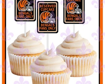 Bengals cake topper | Etsy