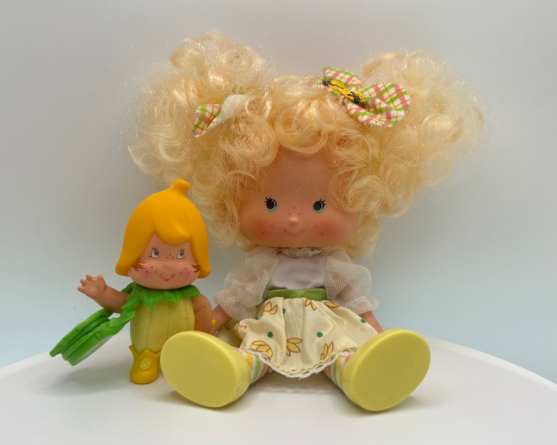 RESTORED Vintage Strawberry Shortcake Doll, Berrykin BANANA TWIRL ...
