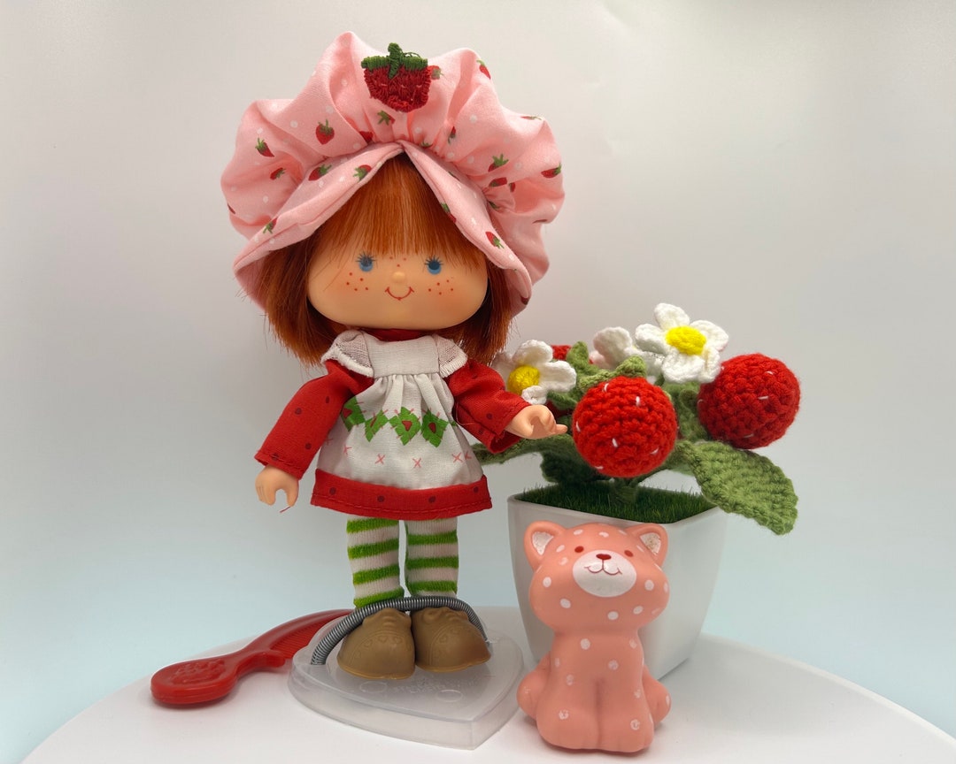 RESTORED Vintage Strawberry Shortcake Doll+pet~strawberry SHORTCAKE ...