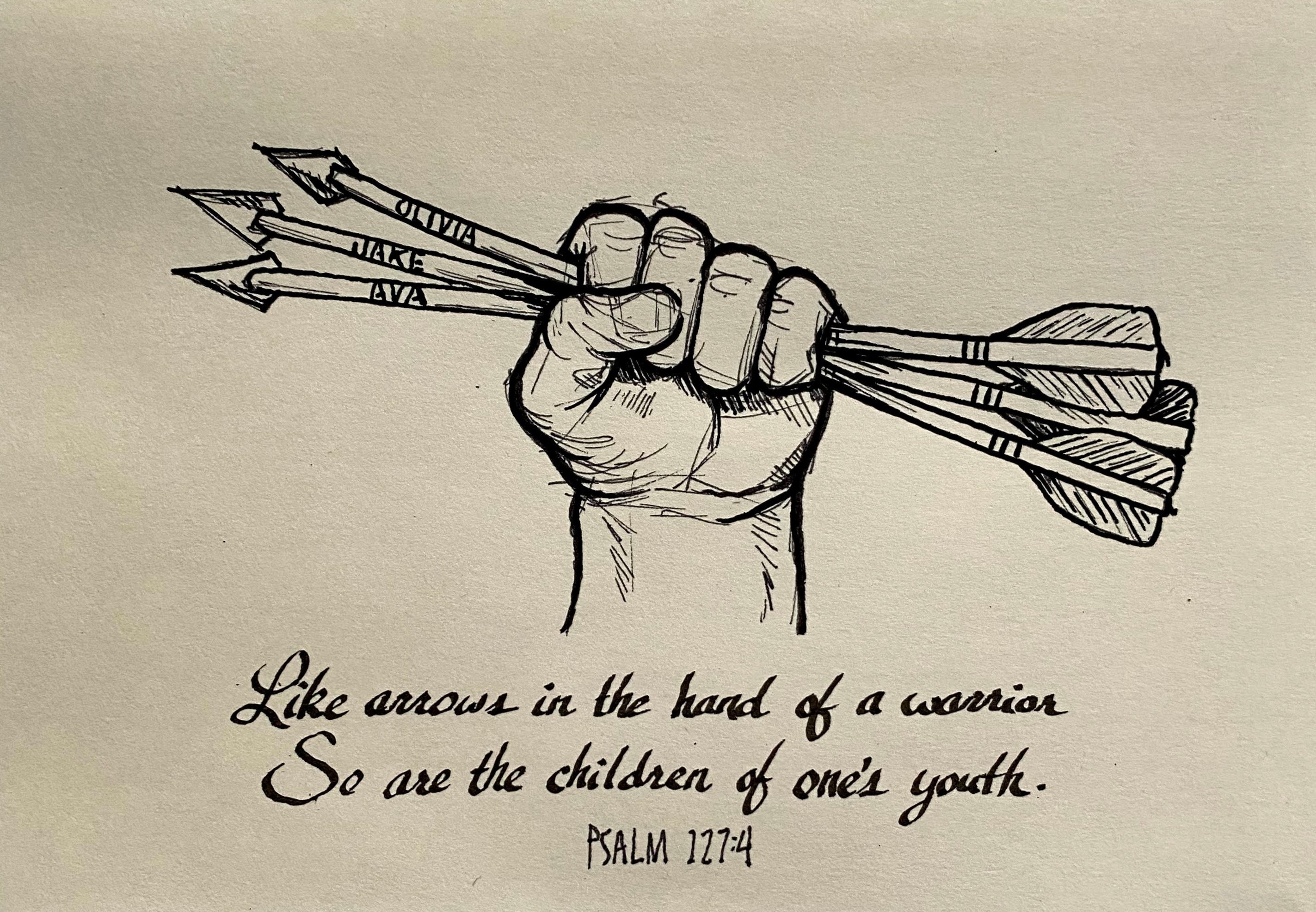 Bible Verse Arrow Tattoos